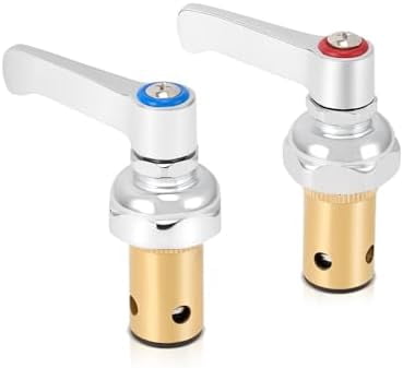 Hot and Cold Side Handle Stem Assembly for T&S Brass Faucets, Replace ...