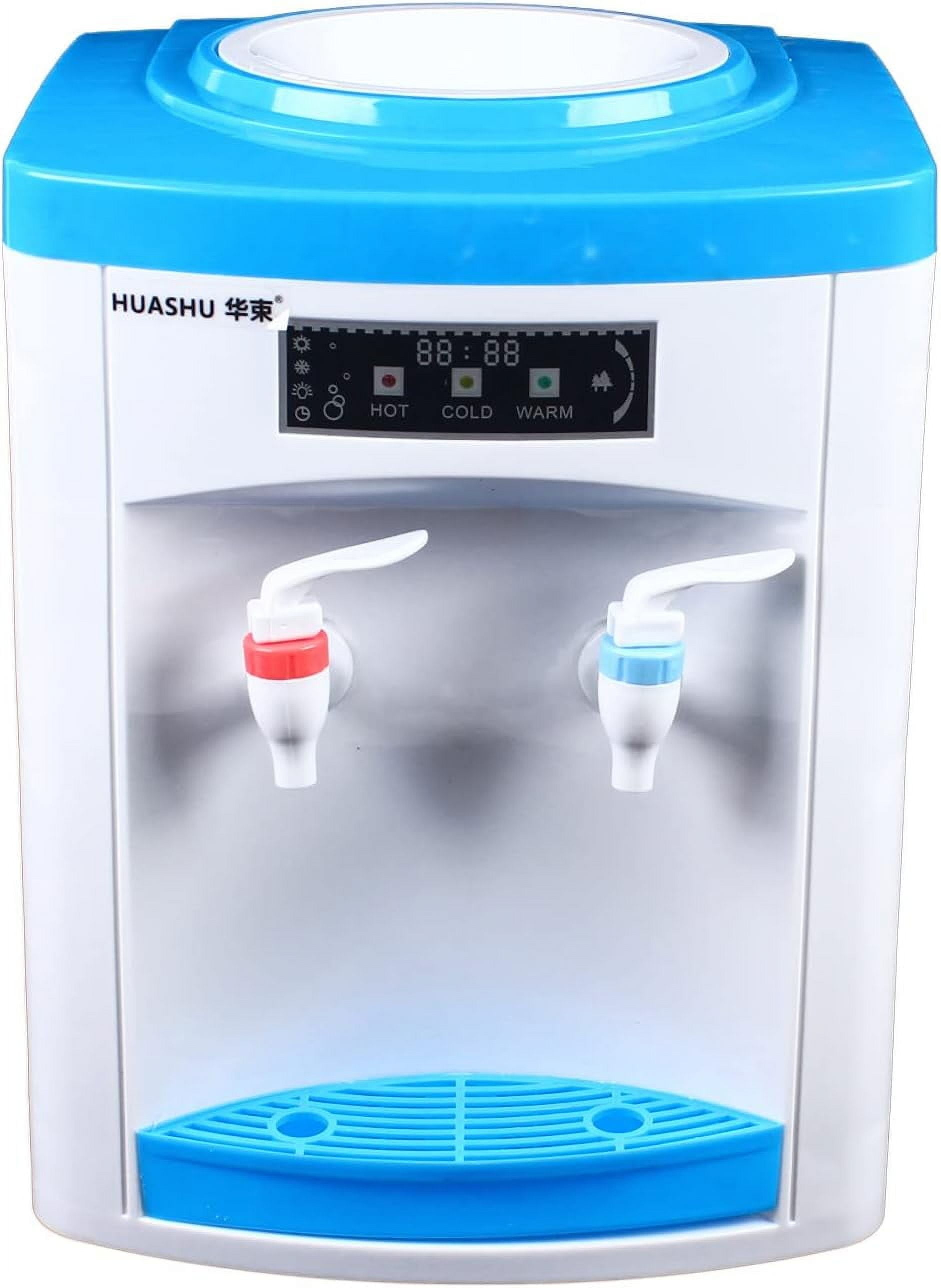 Hot and Cold Water Countertop Cooler Dispenser, White Freestanding ...