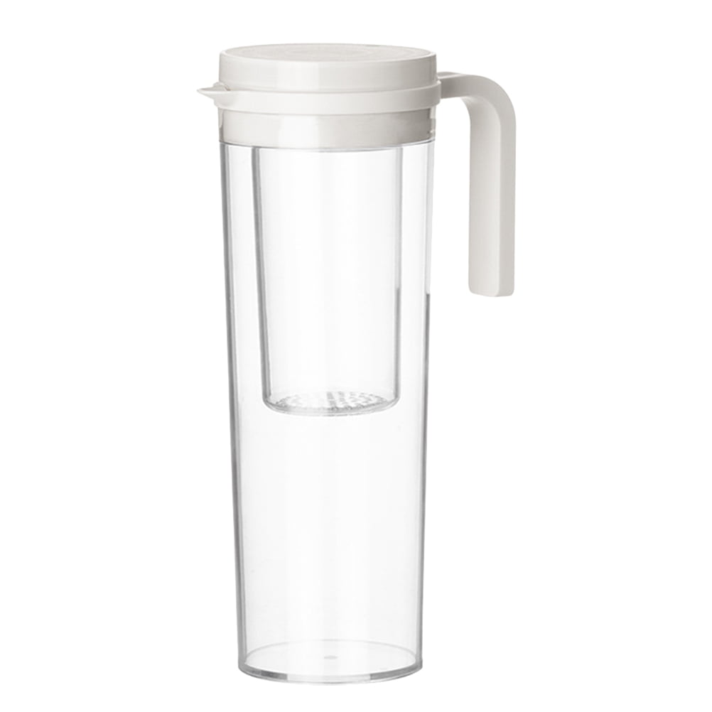 COOPHYA Drinking Pitcher With Lid White 1Set Large Capacity - Walmart.com