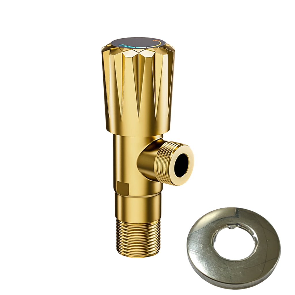 Hot/Cold Water Stop Valves Turn Angle Stop Valves Plumbing Fitting ...