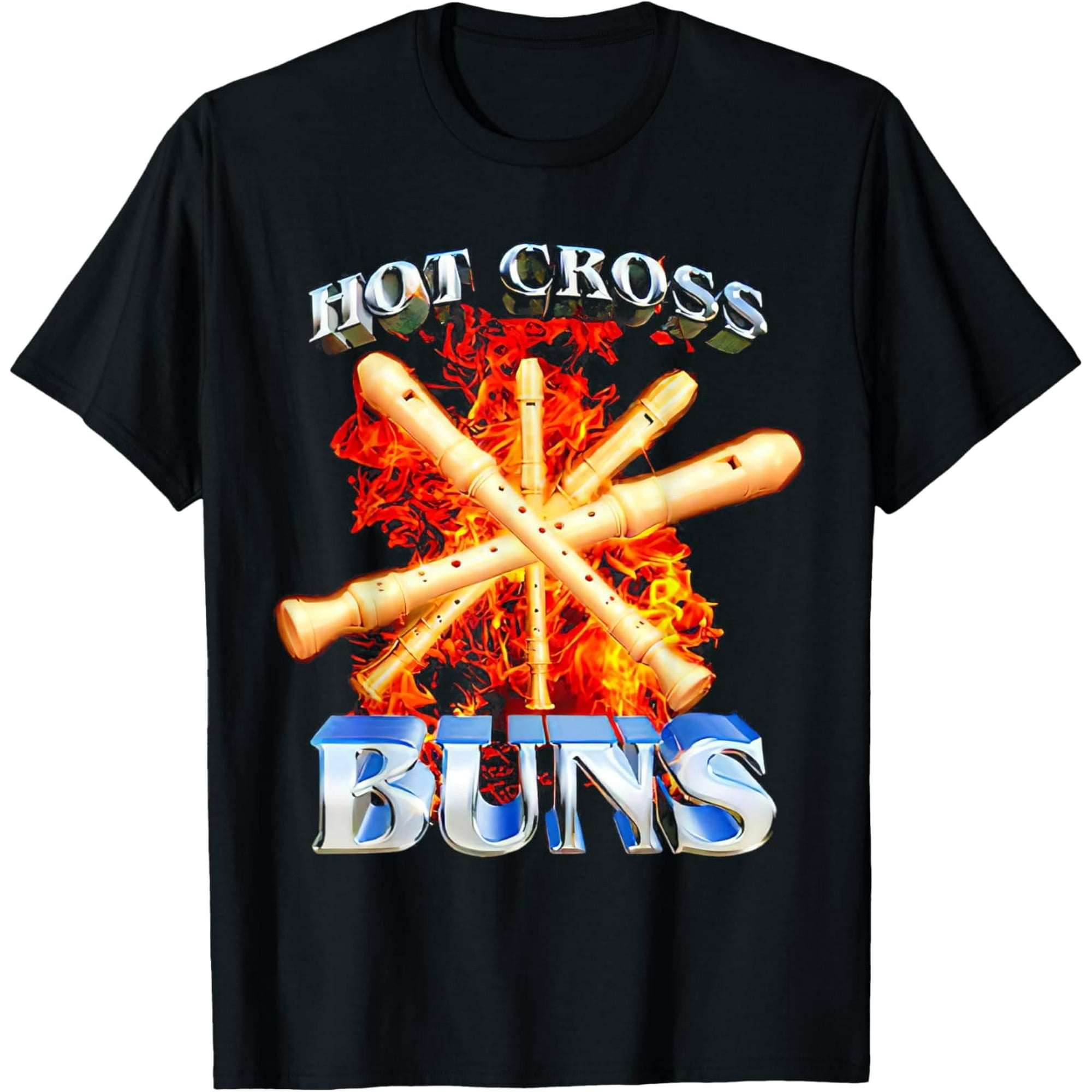 Hot Cross Buns T-ShirtHot Cross Buns Funny Men & Women Apparel100 ...