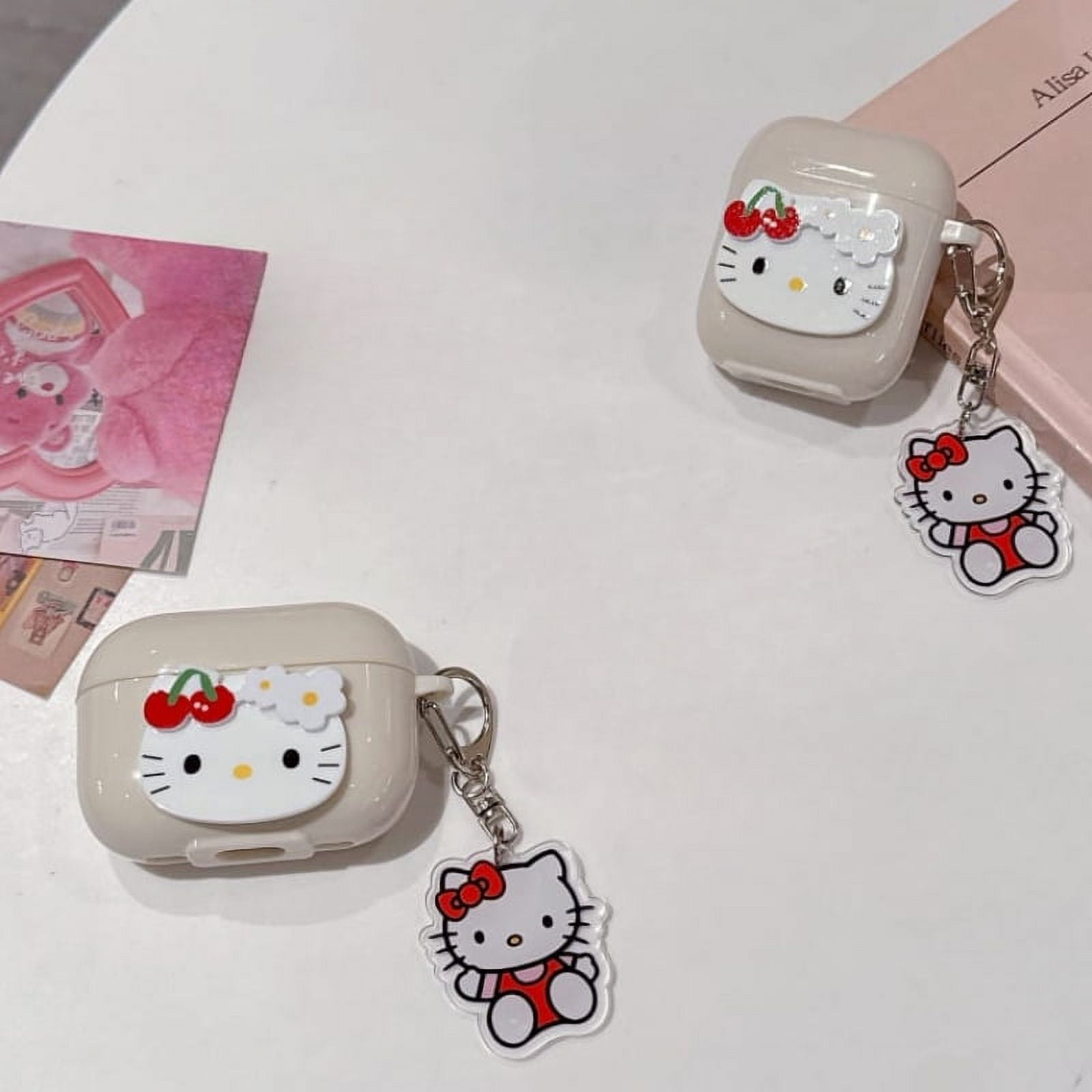 Hot Cute Cartoon Anime Role Hello Kitty Earphone Protective Case for ...