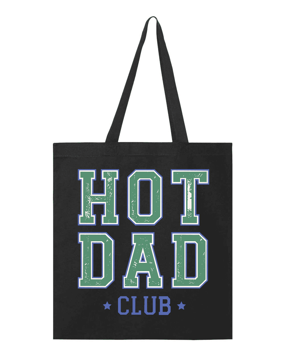 Hot Dad Club Funny Cool Fathers Day Graphic Gift for New Dad Humor Tote ...