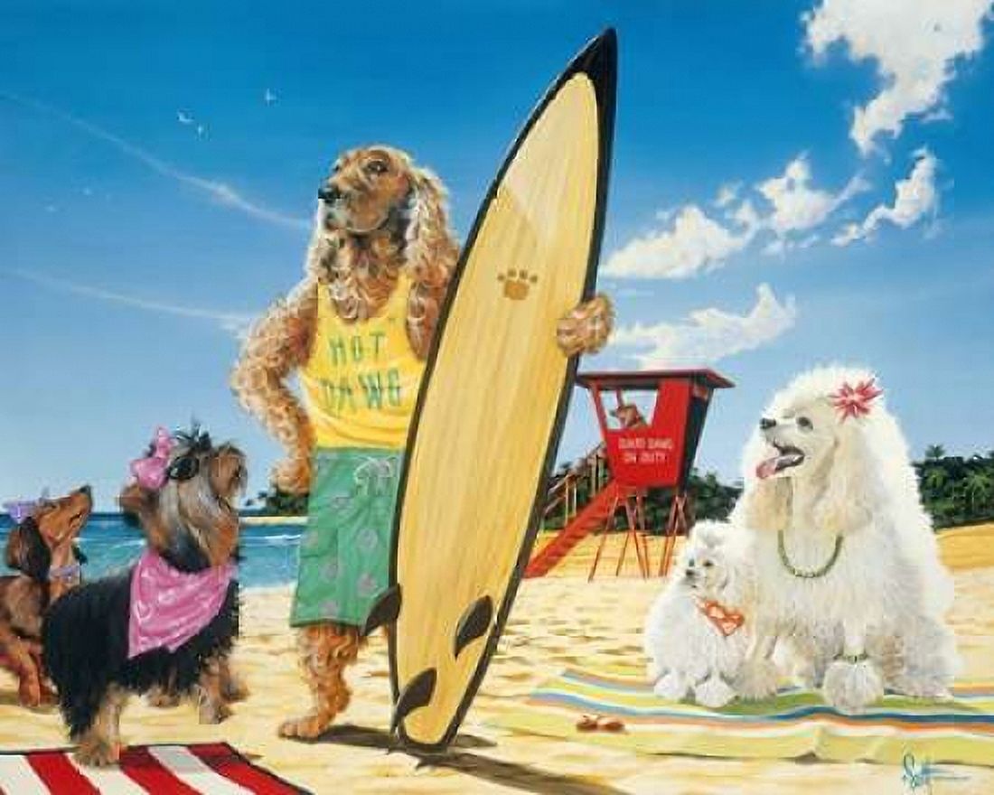 Hot Dawg Poster Print by Scott Westmoreland (24 x 30) - Walmart.com