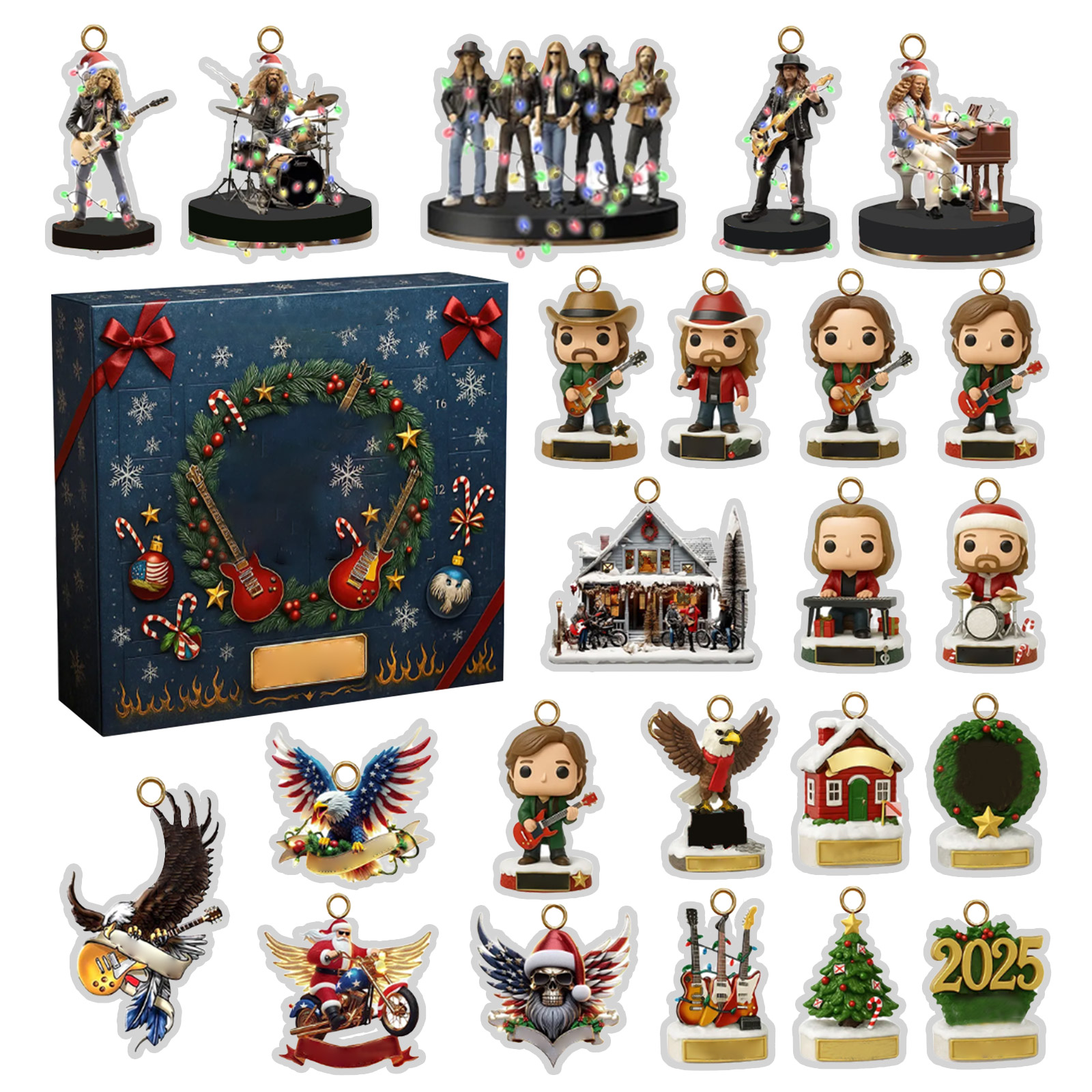 Hot Deal! 2025 Rock Band Advent Calendar, 24-Day Countdown Advent ...