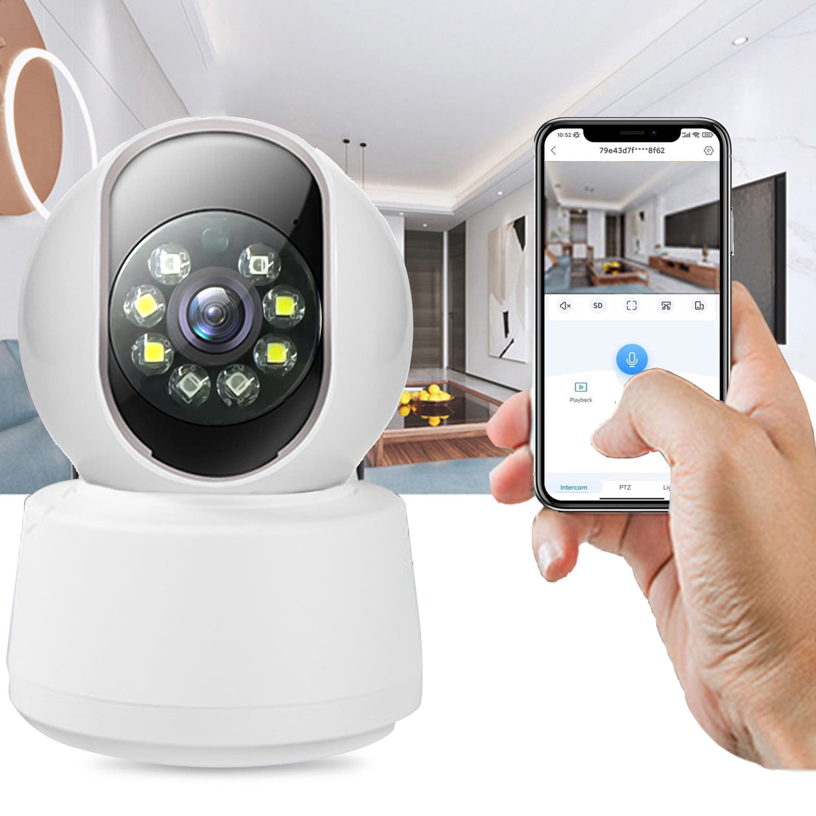 Hot Deal, 5G Surveillance Camera 1080P HD WiFi Wireless Indoor Home ...