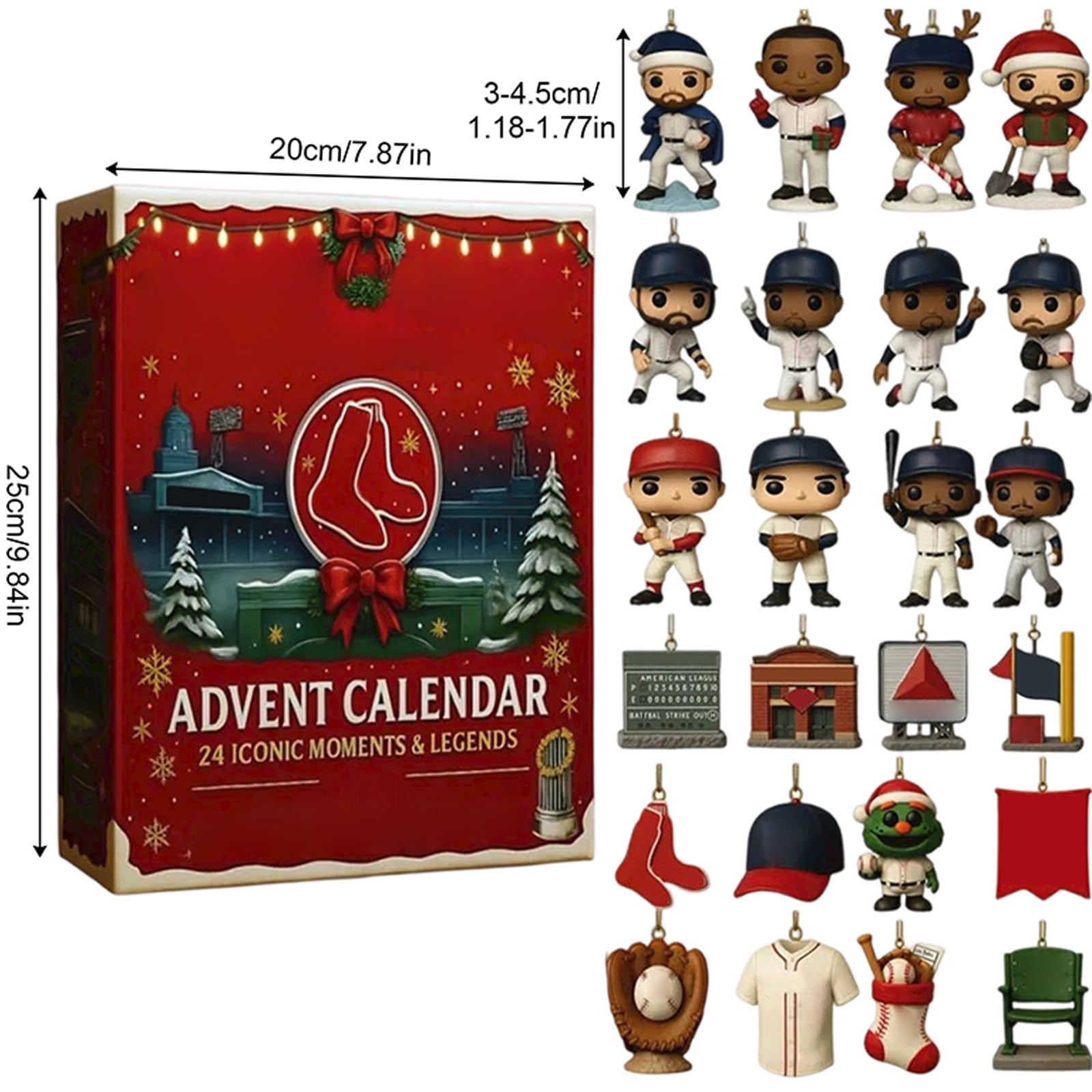 Hot Deal! Baseball Anniversary Advent Calendar 2025, 24 Days Advent ...
