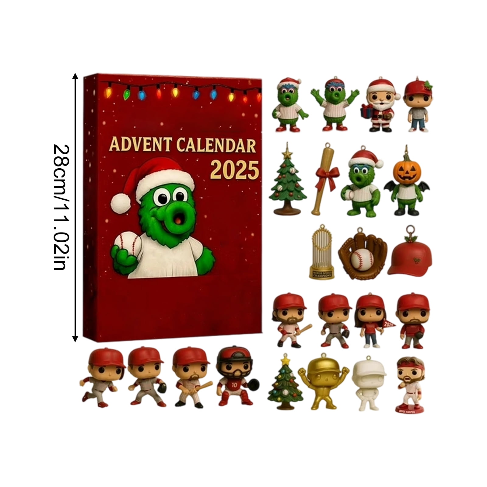 Hot Deal! Baseball Christmas Advent Calendar 2025, Baseball Holiday ...