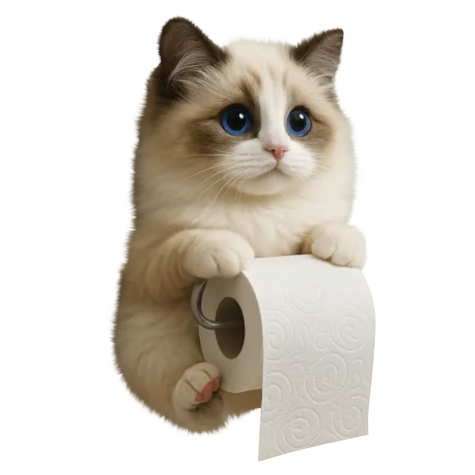 Hot Deal! Cat Toilet Paper Roll Holder Handmade Tissue Paper Roll ...