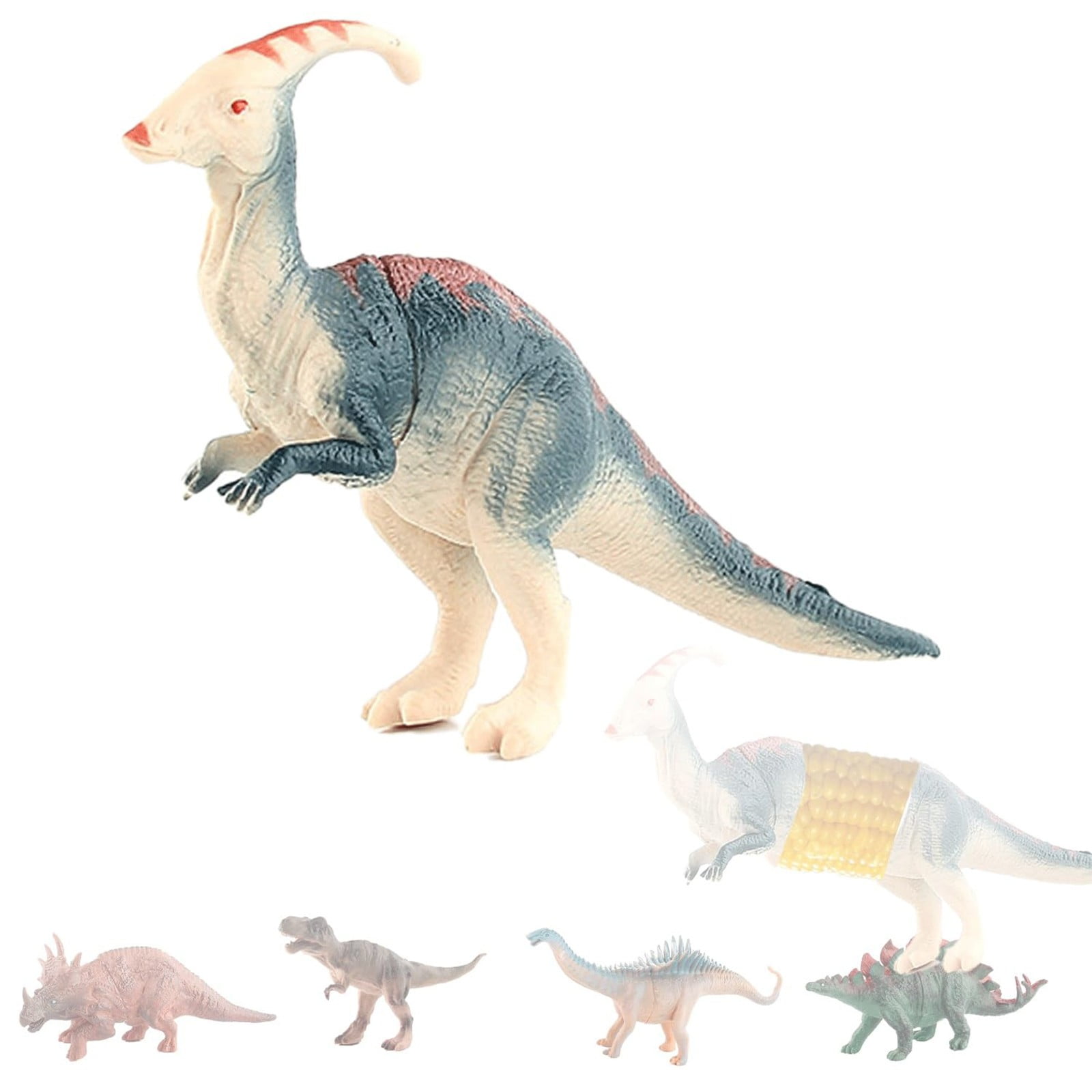 Hot Deal! Dino Corns on the Cobs Holder Barbecue Skewers Stainless Steel Prongs Dinosaur-Themed ...