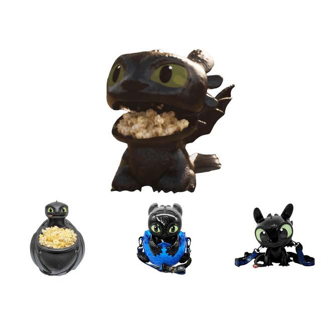 Hot Deal! Dragon Popcorn Bucket Movie Edition How To Train Your Dragon ...