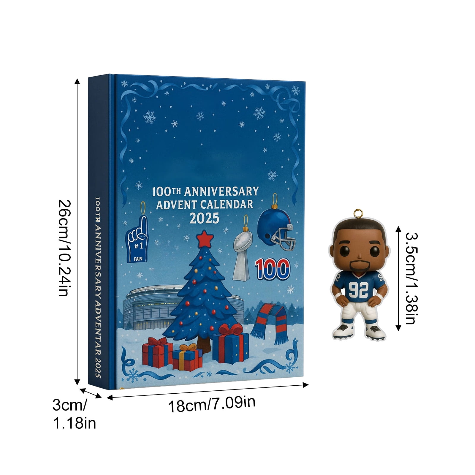 Hot Deal! Football 100th Anniversary Advent Calendar 2025, 24 Days ...