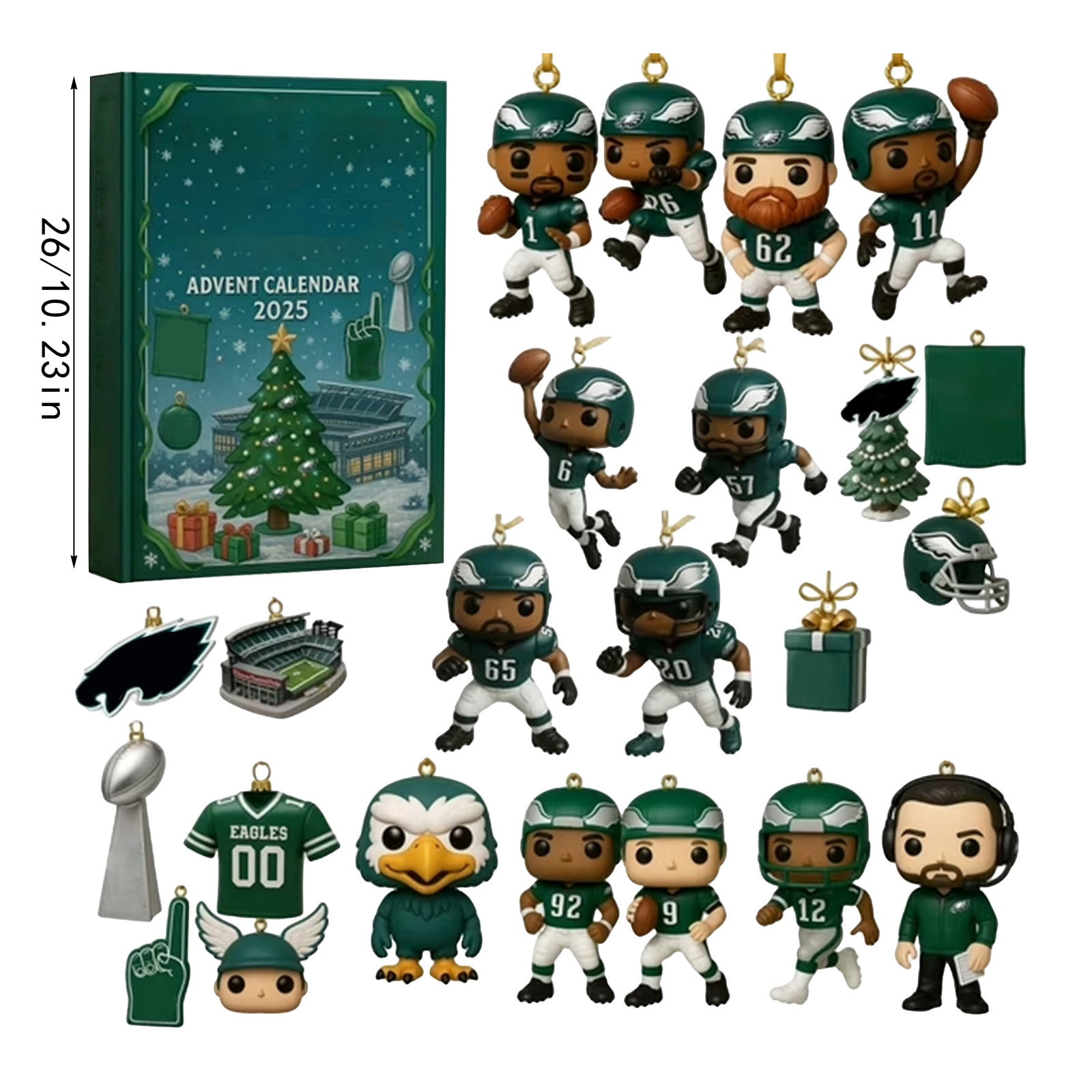 Hot Deal! Football Anniversary Advent Calendar 2025, 24 Days Advent ...