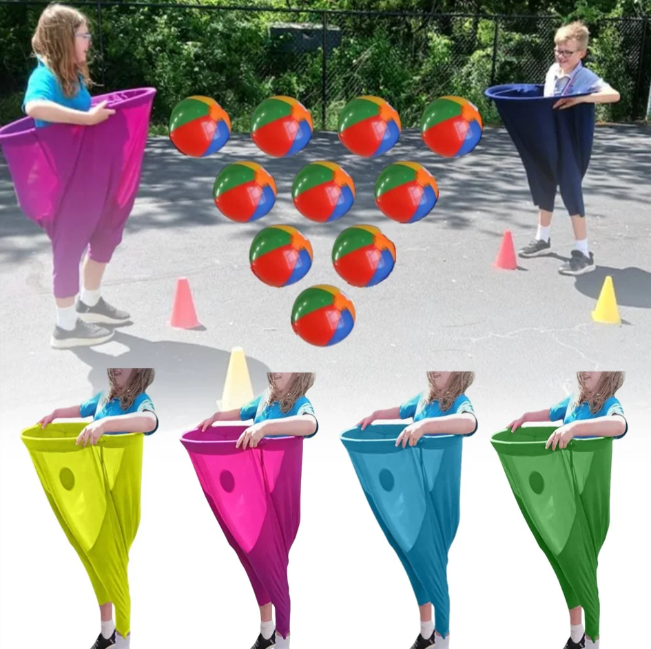 Hot Deal! Granny Pants Yard Game, Team Relay Party Field Game Set Team ...