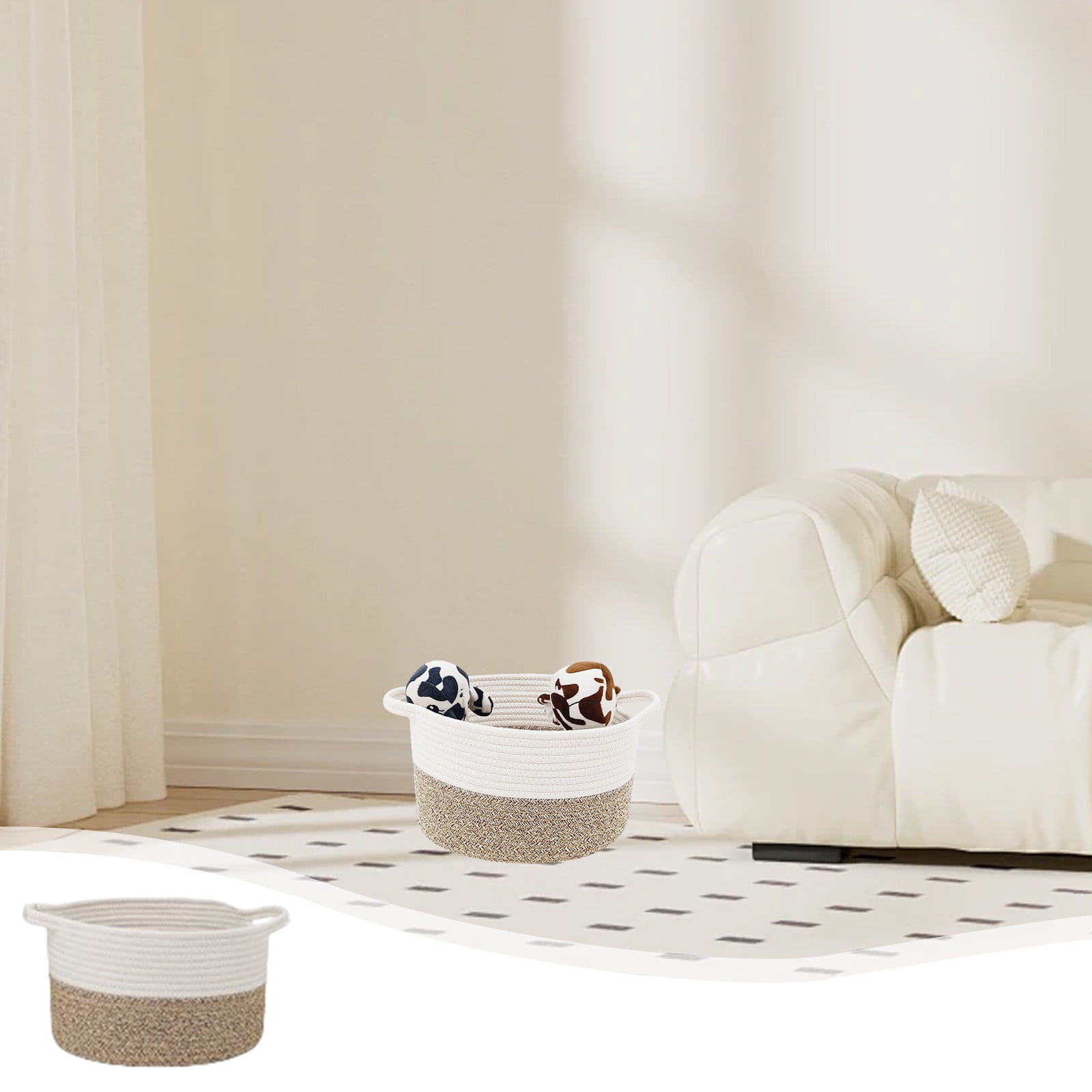 Hot Deal, Handwoven Storage Basket, Bohemian Style Woven Basket ...