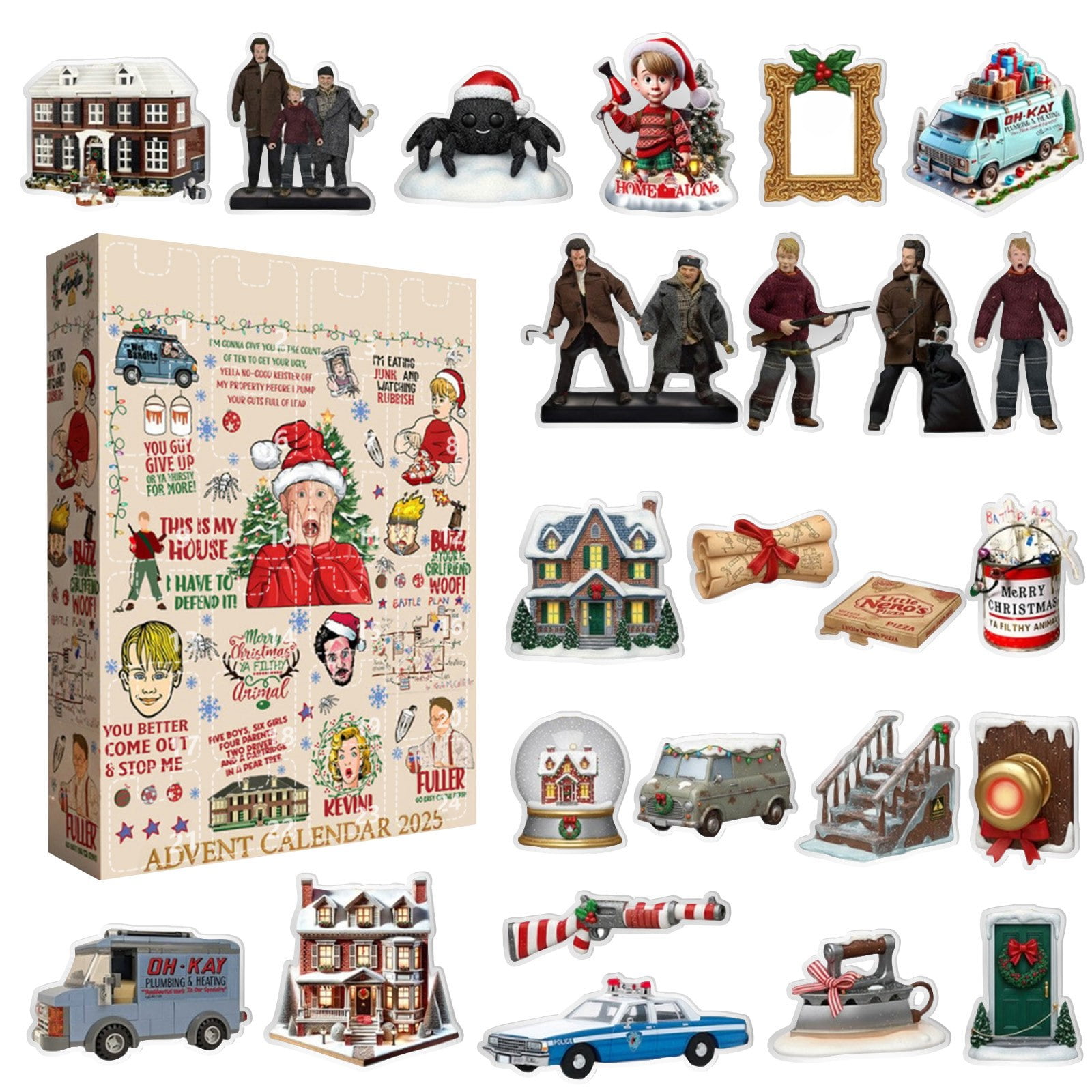 Hot Deal! Home Alone Advent Calendar 2025, 24-Day Holiday Countdown ...
