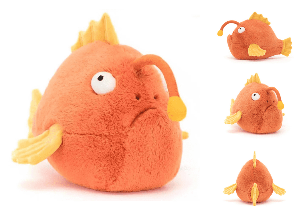 Hot Deal! Jellycat Alexis Anglerfish Emotional Support Toy 8.26 Inch ...
