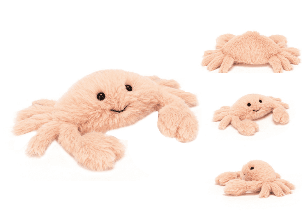 Hot Deal! Jellycat Fluffy Crab Plush 5.91" Super Soft & Huggable ...