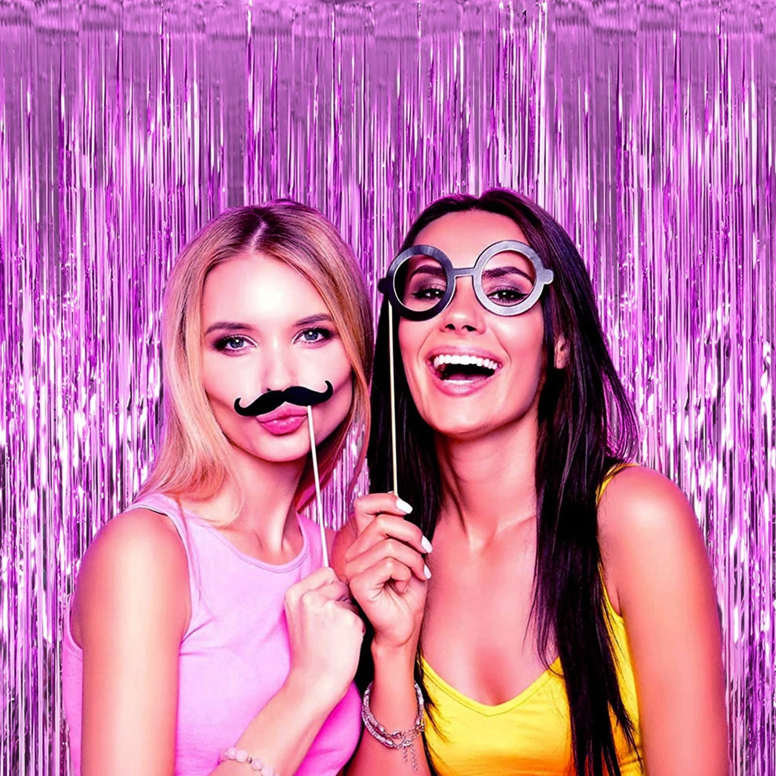 Hot Deal! Party Supplies Clearance, Ongmies Foil Curtains Shimmer ...