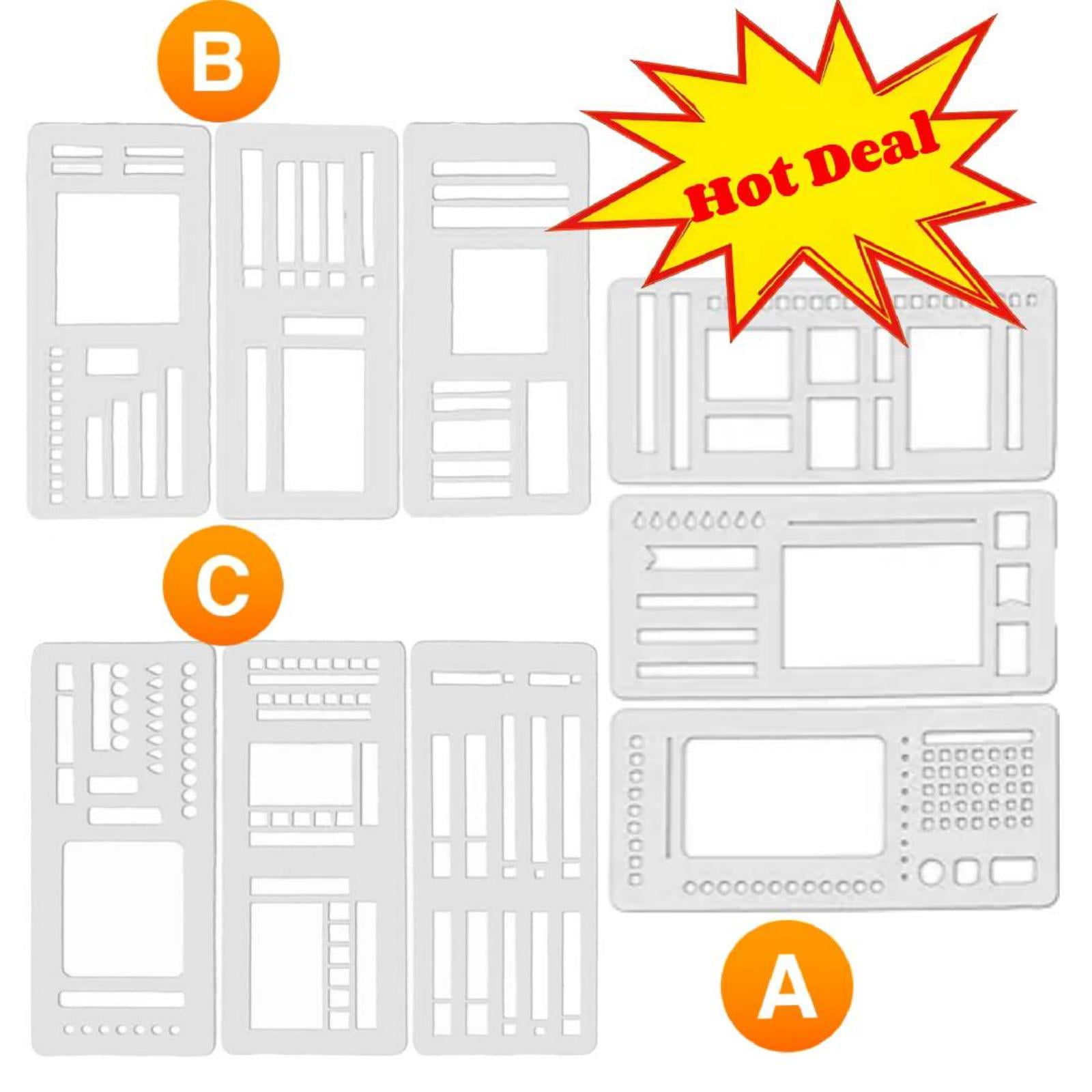 Hot Deal! Sophisticated Maze Planner Stencils, Handmade Flexible Record ...