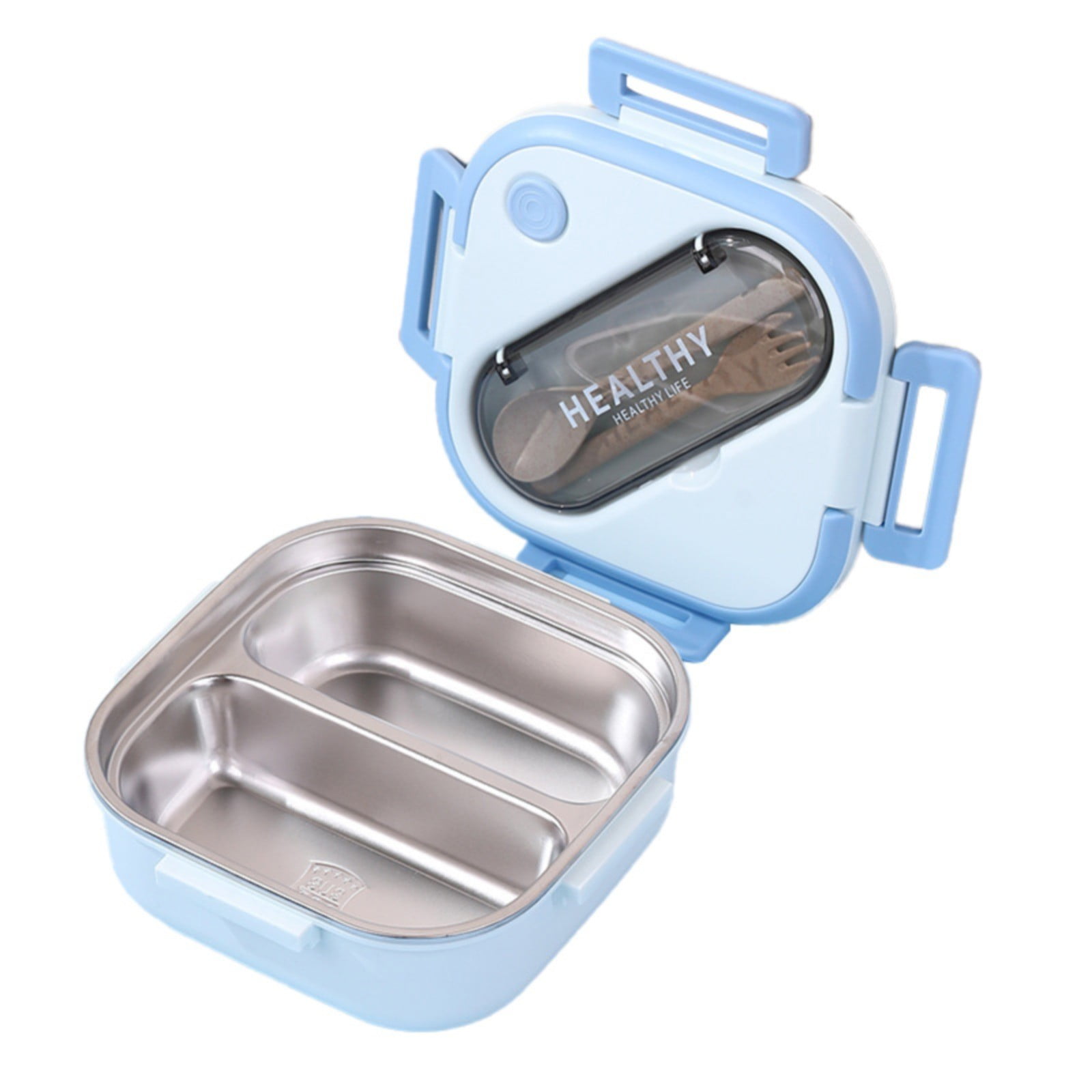 Hot Deal Stainless Steel Kid Box 4 Lock Catch Leak Proof Compartment ...