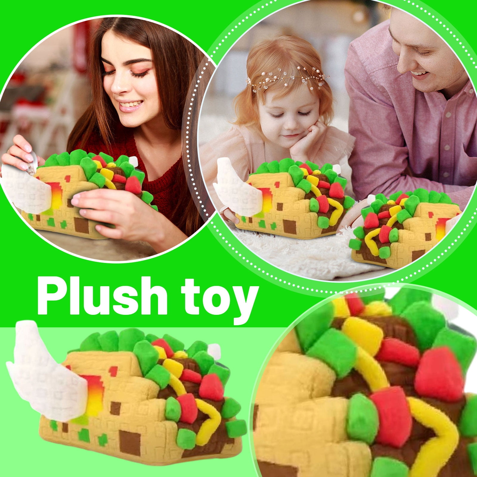 Hot Deal! Steal a Brainrot Plush Toy Taco Lucky Block Plush Doll 7.9 ...