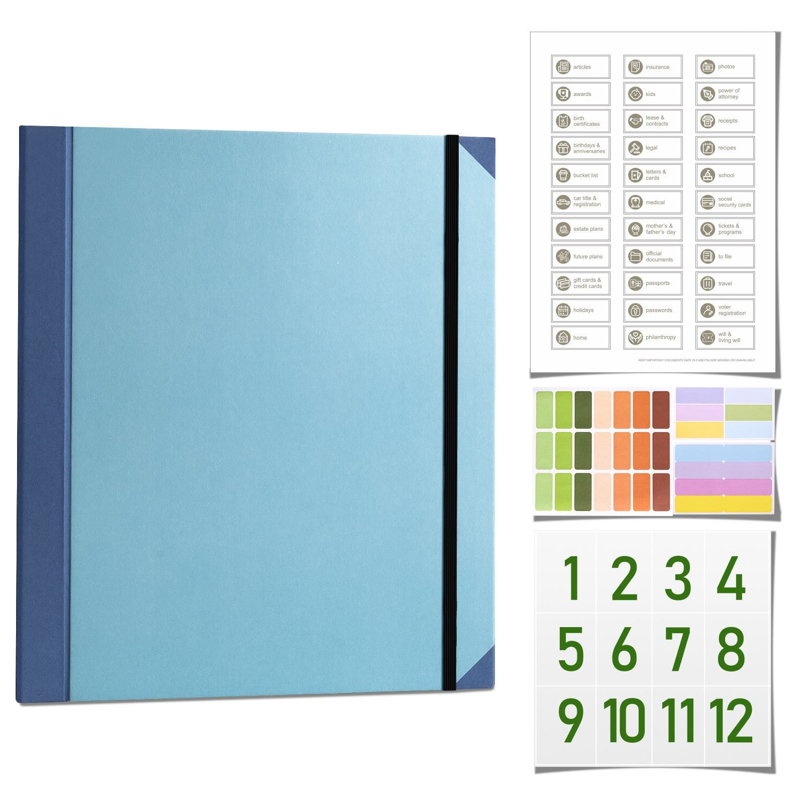 Hot Deal Veleron Life Book Organizer If I Die Organizer In Case I Go ...