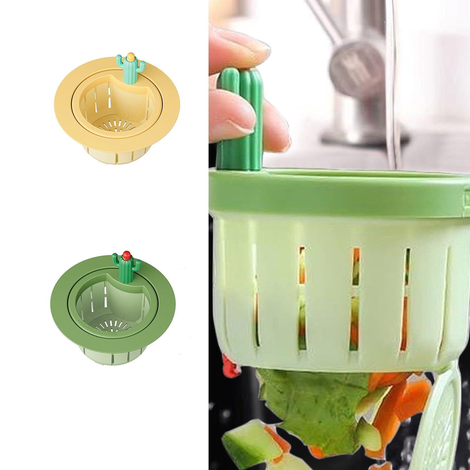 Hot Deals, Automatic Sink Drainer, Stainless Steel Kitchen Strainer ...