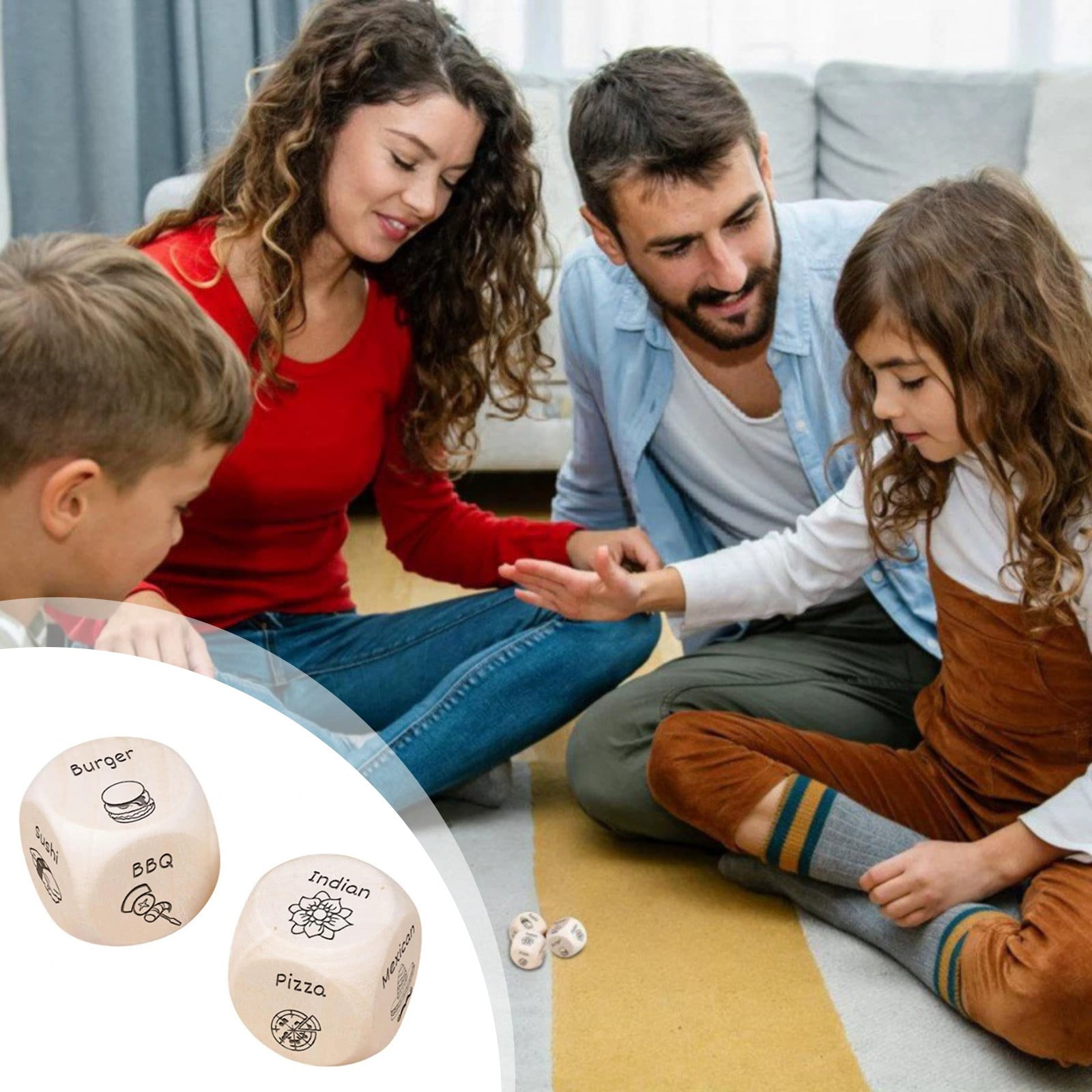 Hot Deals! DomFun Dice,Date Night Ideas,Food Dice,Food Decision Dice ...