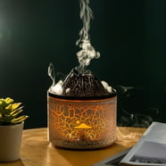 Essential Oils Diffusers, Air Humidifier with Flame Light, for Bedroom ...