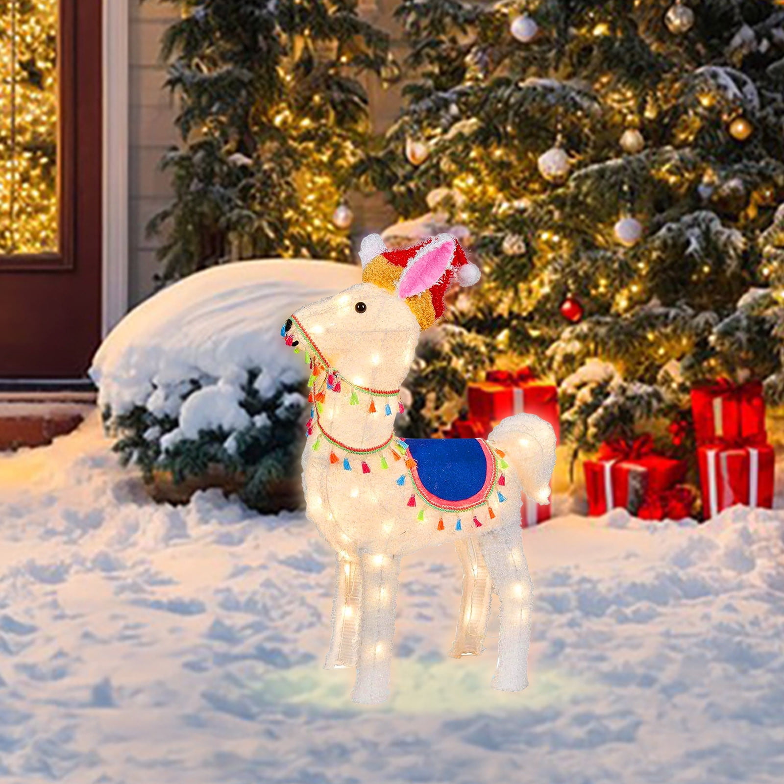 Hot Deals on Home Gifts CWCWFHZH Christmas Dog Led Light Animated ...