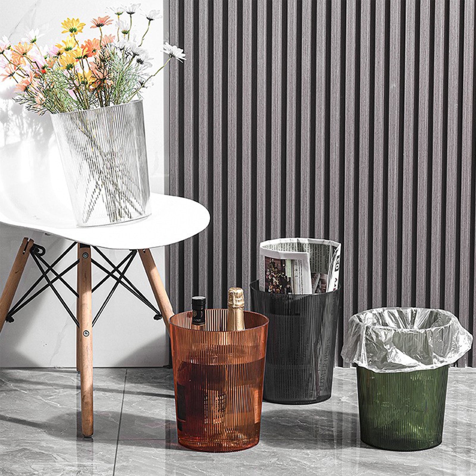 Hot Deals, Large Capacity Trash Can, Vertical Light Translucent Waste ...