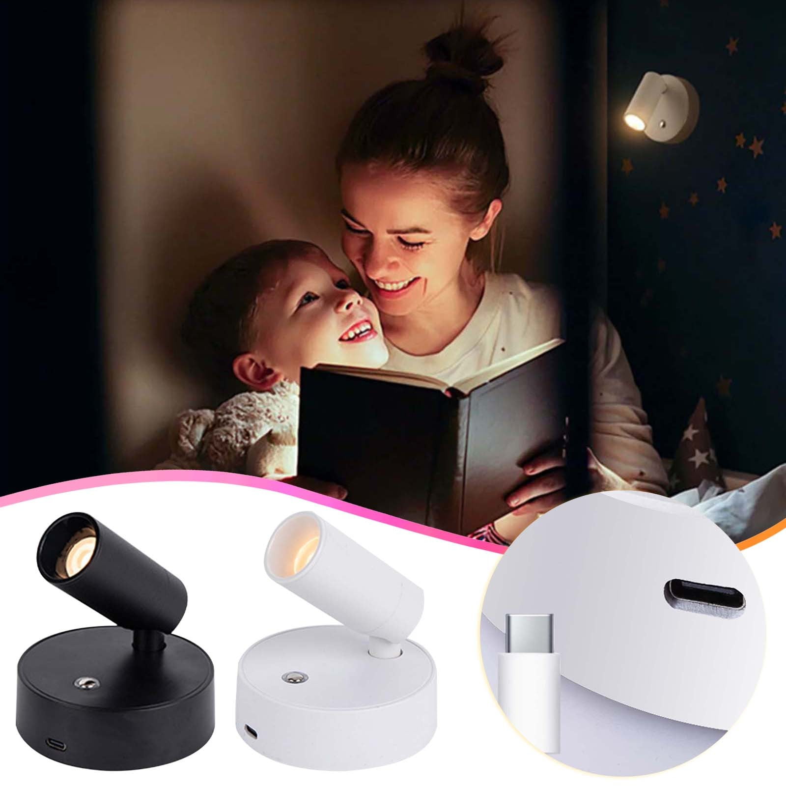 Hot Deals, Wireless Usb Charging Lamp, Magnetic Wall Mount, Dimmable ...