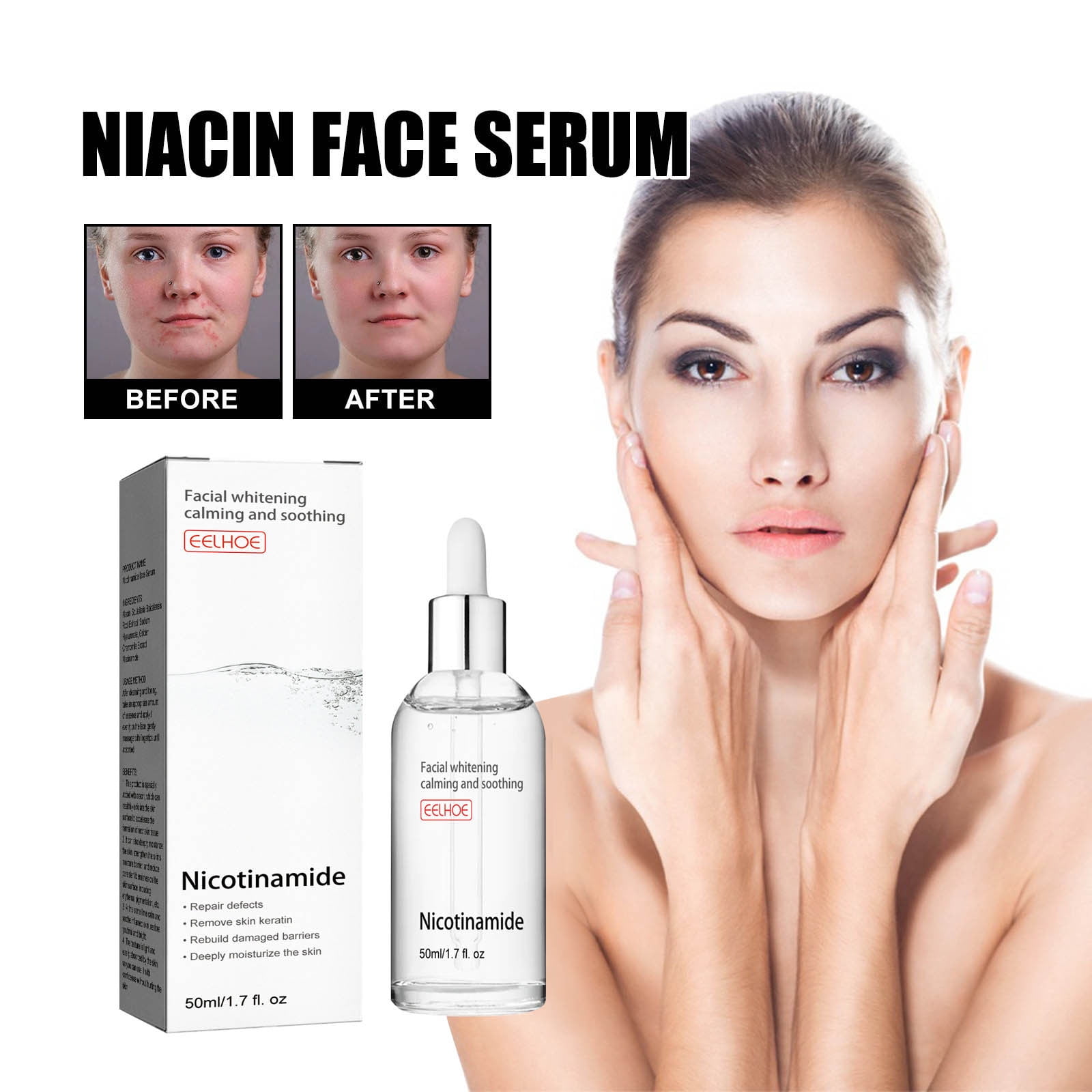 Hot Discount, Nicotinic Face Cream, Hydrating Moisturizer, Anti-Wrinkle Treatment, 50ml, Non ...