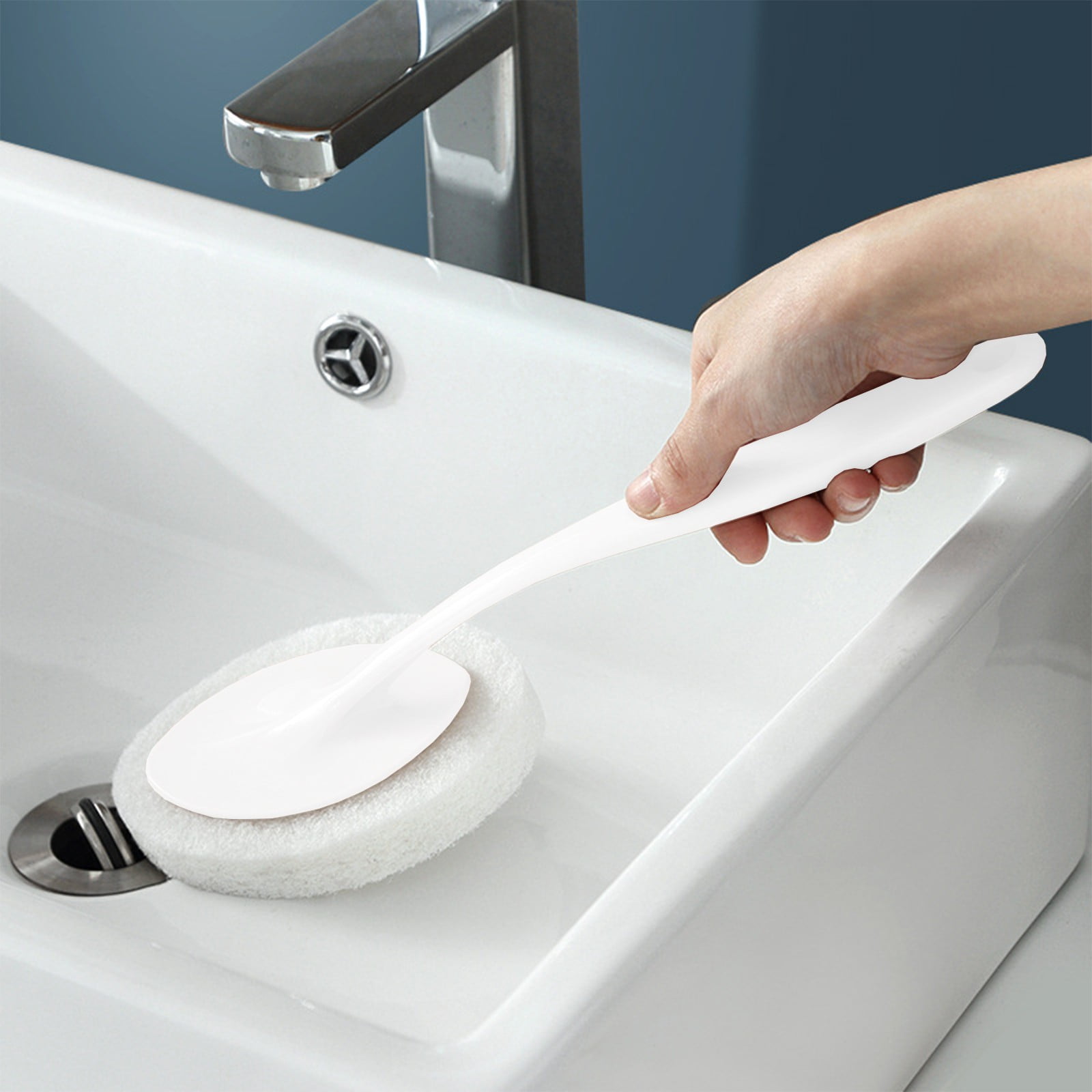 Summer SavingBathroom Scrub Brush - Ergonomic Handle,Labor-Saving ...