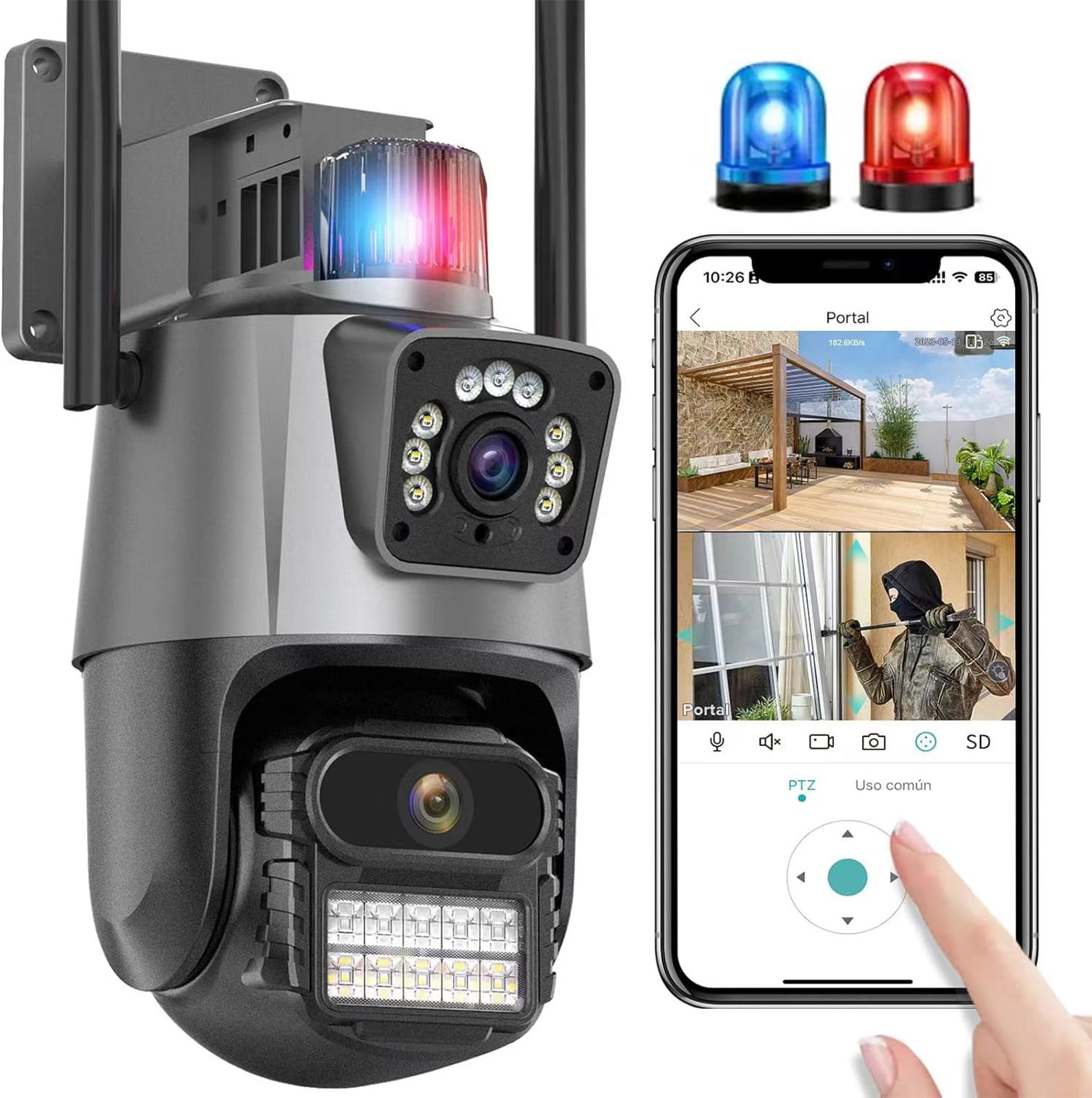 Hot Discounts, Binocular Full-Color Night Vision Camera, WiFi ...