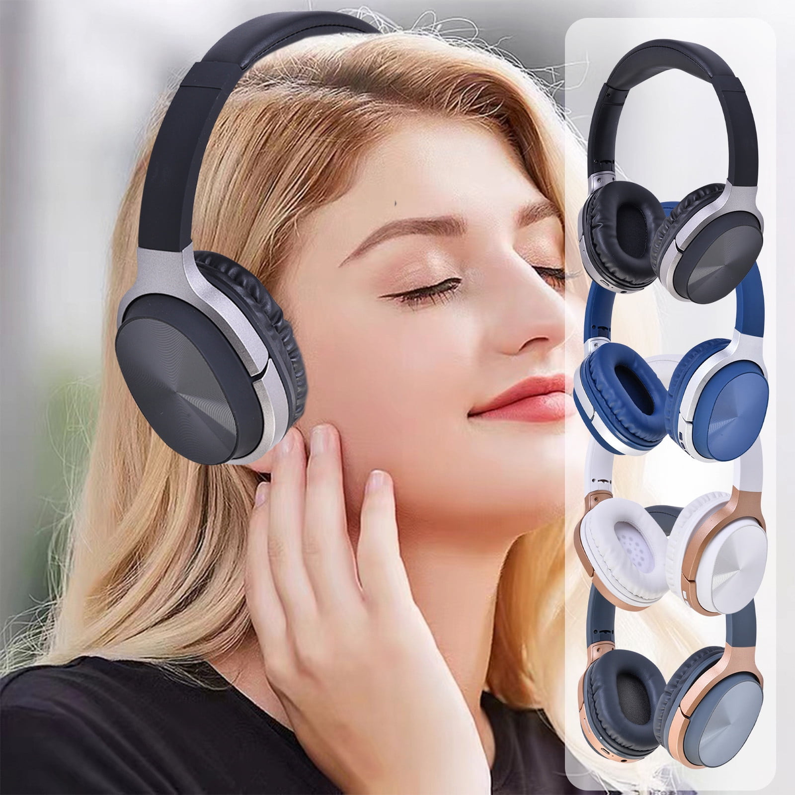 Hot Discounts,Bluetooth Mode Headset Wireless Heavy Over-Ear Foldable ...
