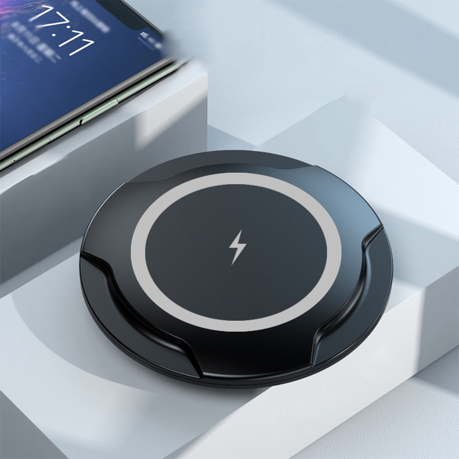 Hot Discounts, Flying Saucer Disc 15W Smart Wireless Charger - Metal ...