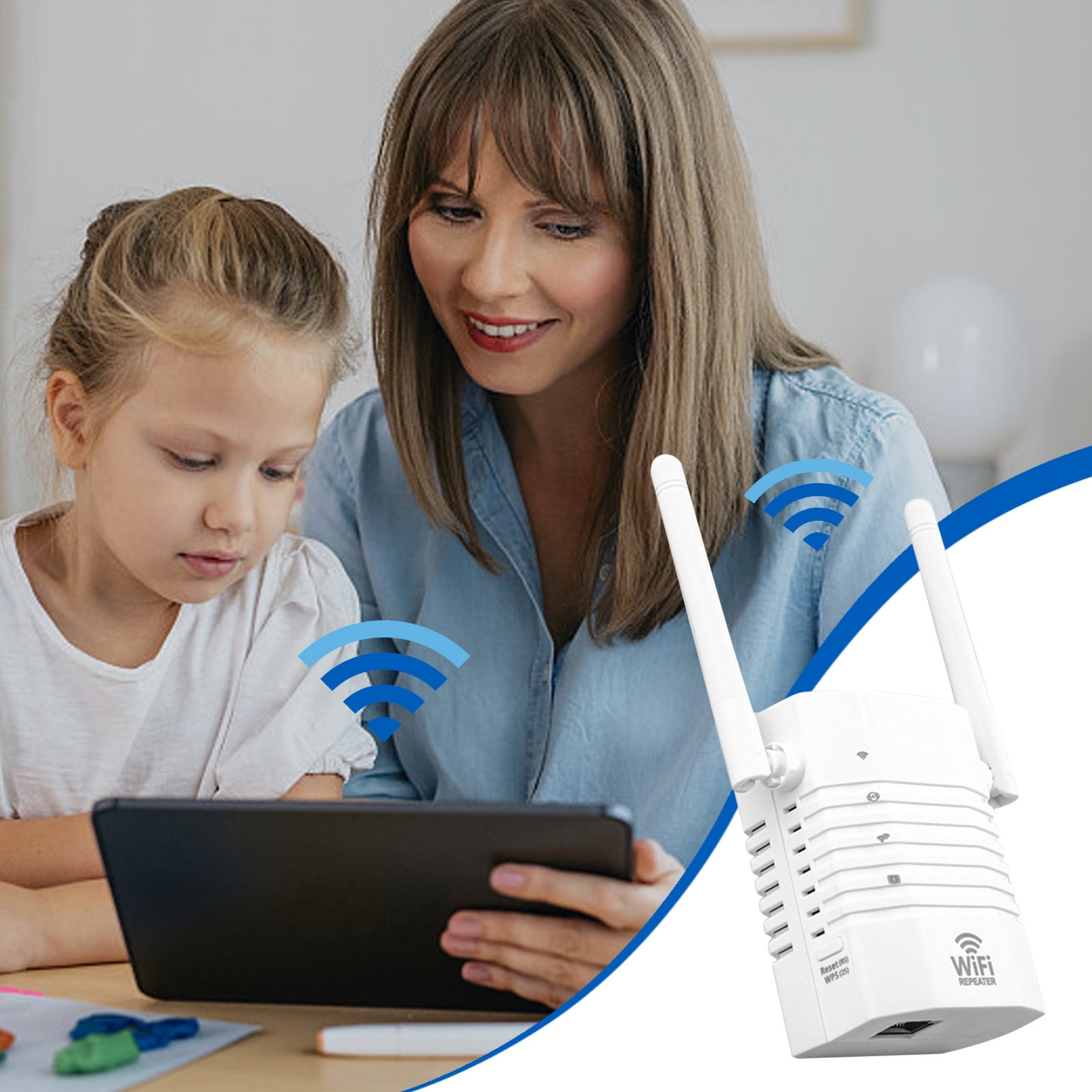 Hot Discounts, WiFi Range Extender, 450M 2.4G Signal Booster, Ethernet ...