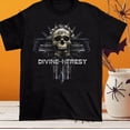 Hot Divine Heresy Band Black Color Cotton T-Shirt News - Walmart.com
