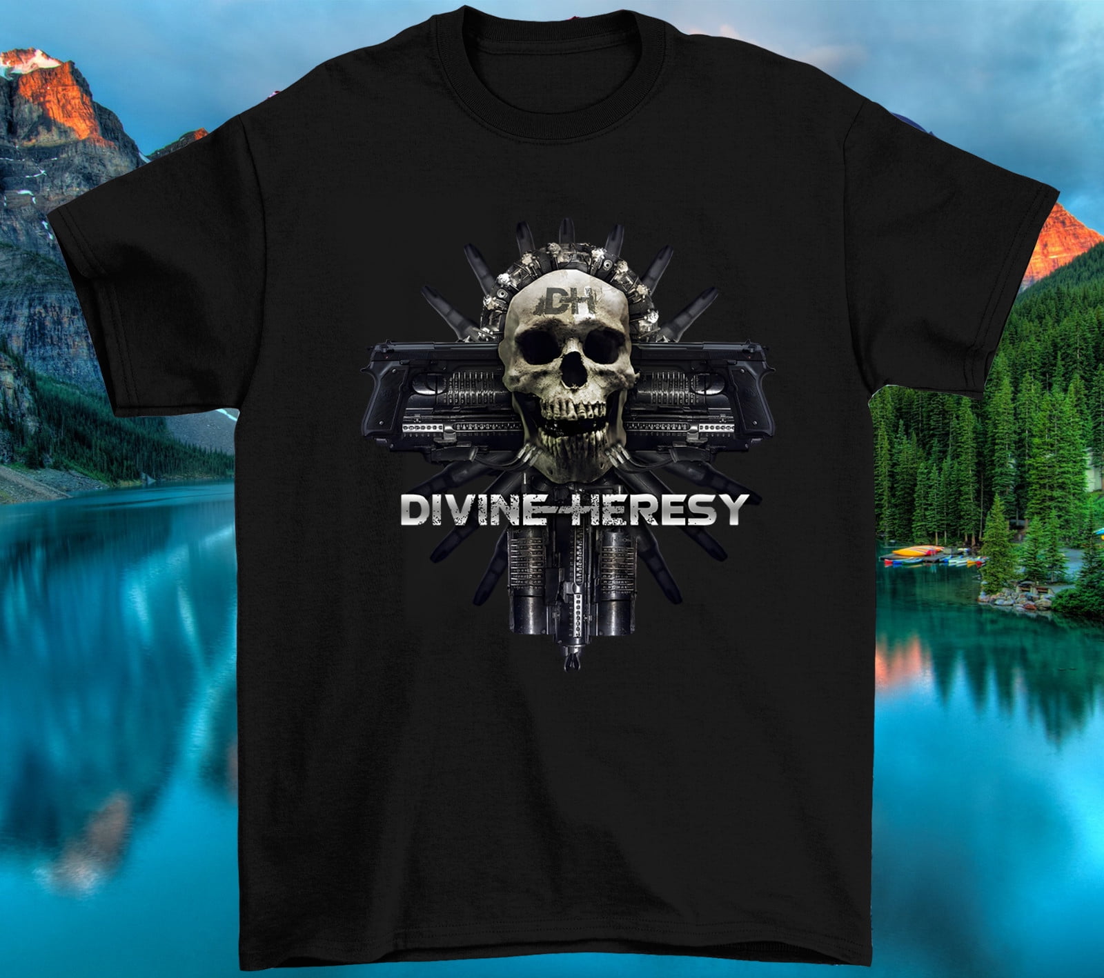 Hot Divine Heresy Band T Shirt Gifl Black Men All Size NL3312 - Walmart.com