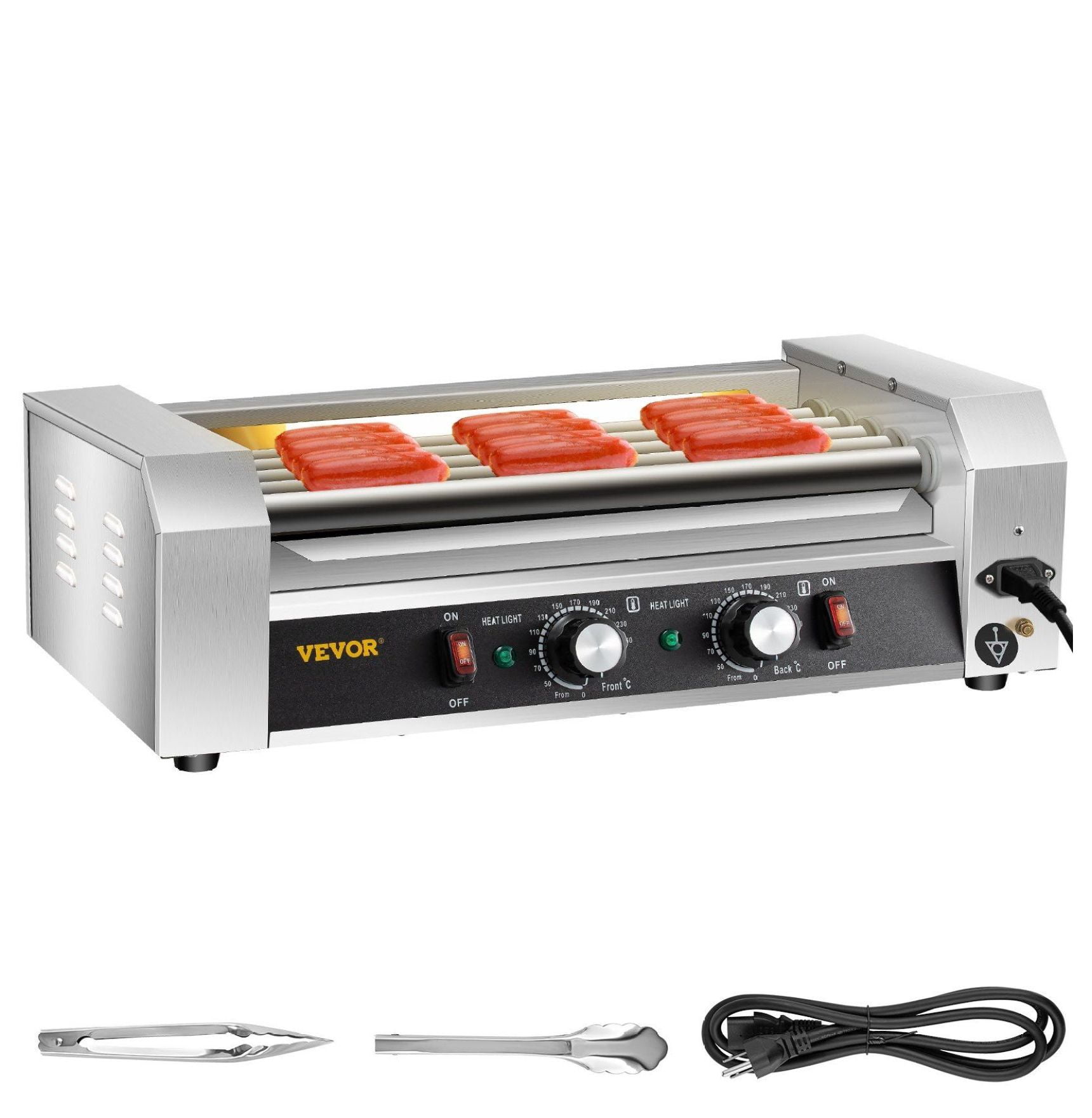 Hot Dog , 12 Hot Dog Capacity 5 , 750W Stainless Steel Cook Warmer ...