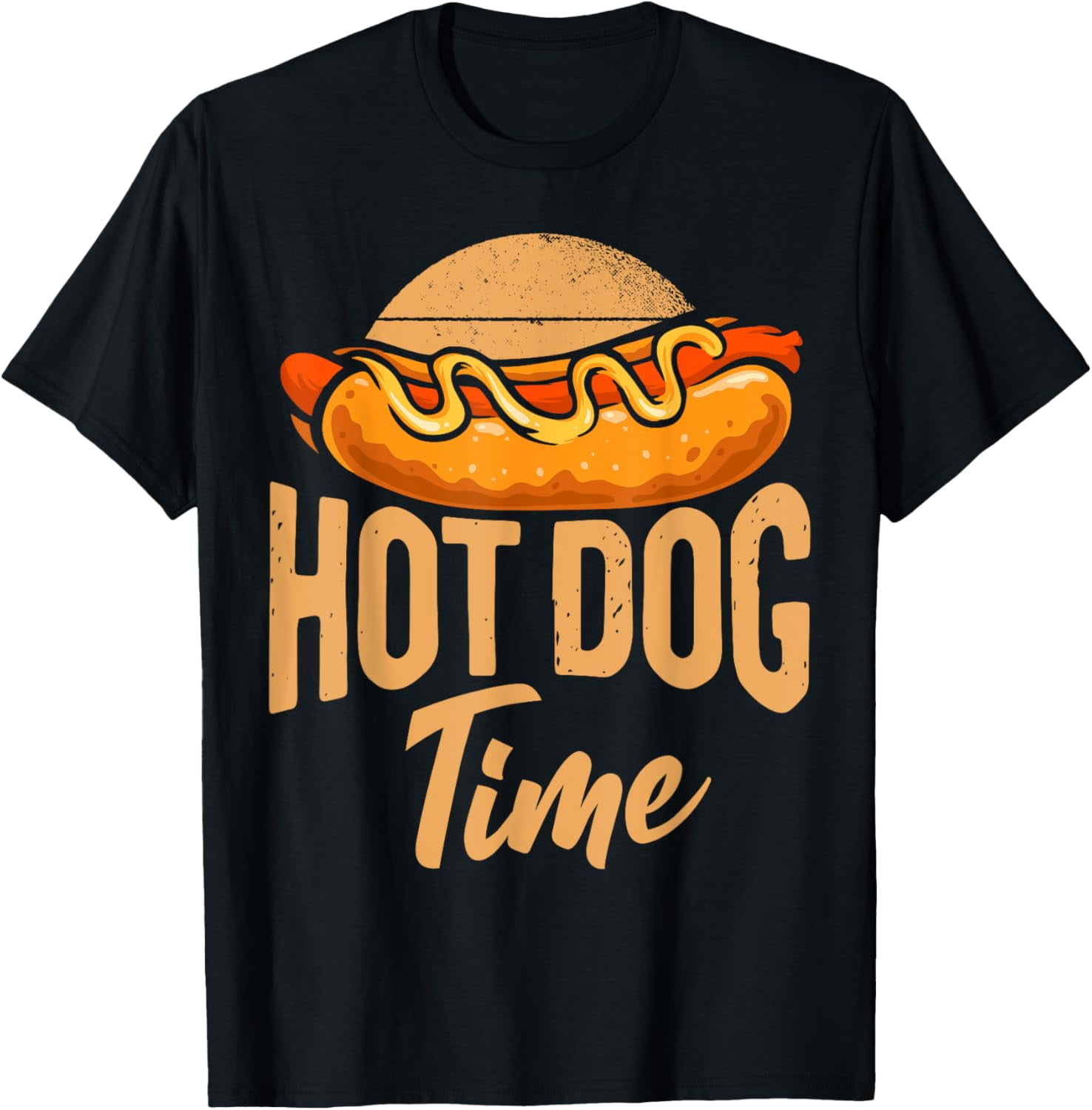 Hot Dog Adult Hot Dog Time T-Shirt - Walmart.com