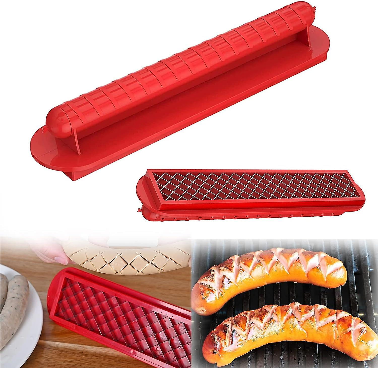 Hot Dog Cutter, Ham Cutter, Multifunctional Sausage Cutter, Pp ...
