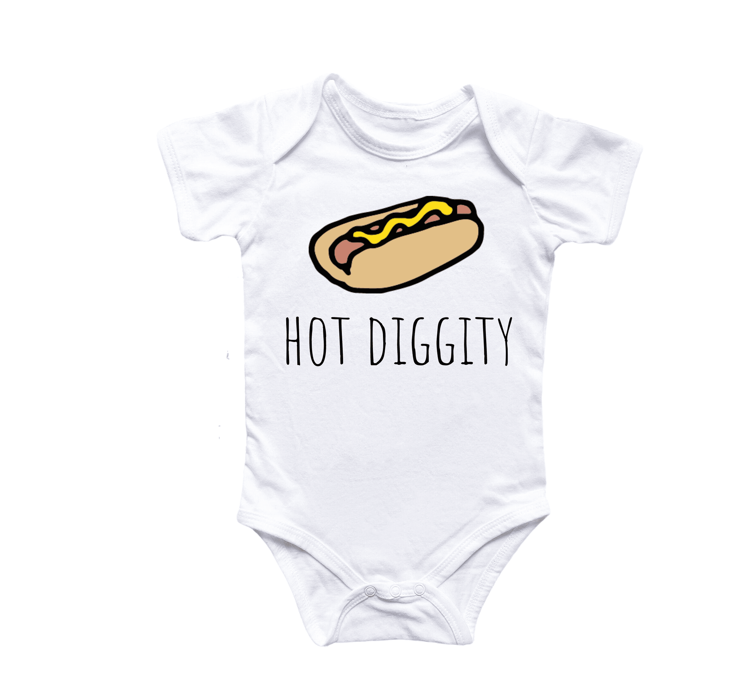 Hot Dog Doodle - Baby Boy Girl Clothes Infant Bodysuit Funny Cute ...