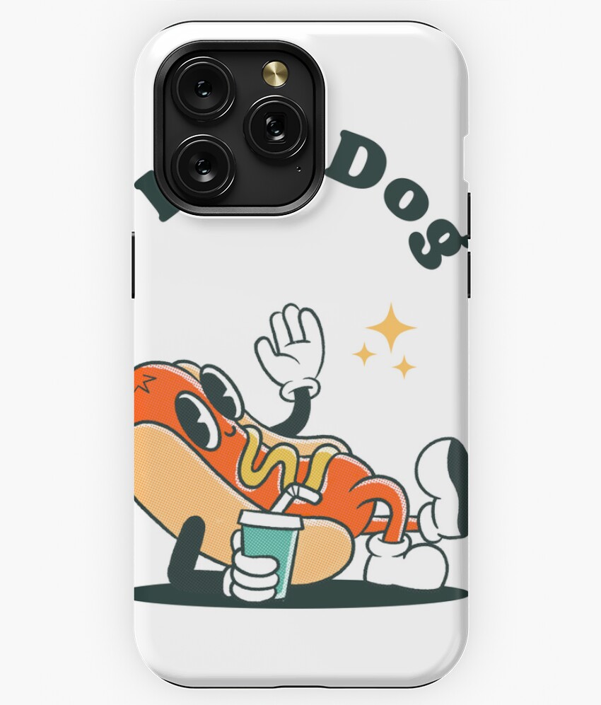 Hot Dog Fast Foodie Summer BBQ Gift G4875 Phone Case for iPhone17 16 15 ...