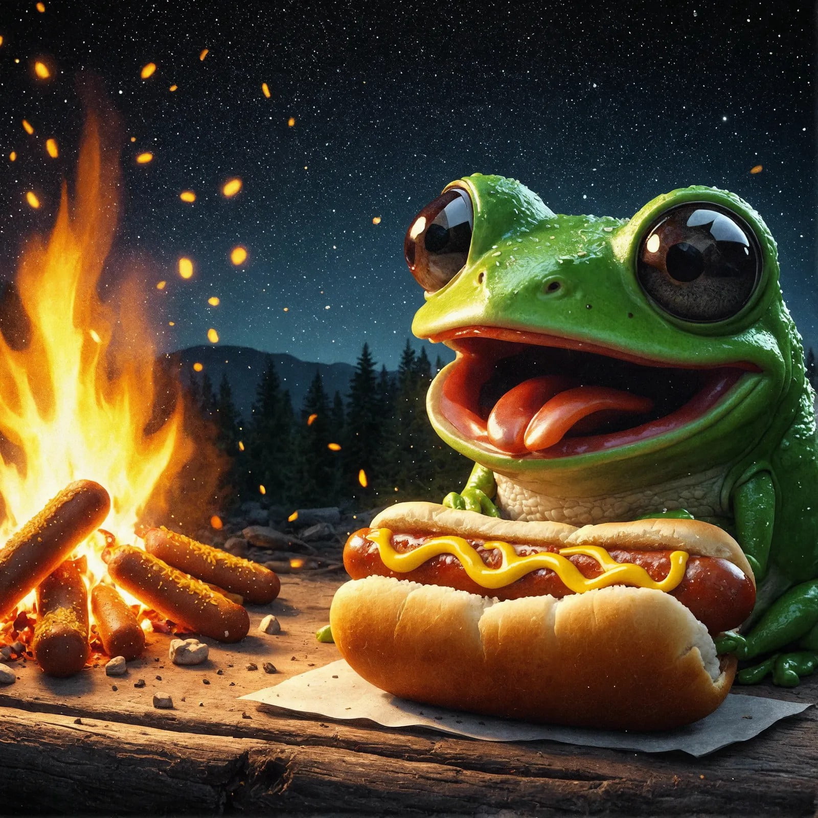 Hot Dog Frog 1000 Adult Puzzle - Puzzle props for an active mind party ...