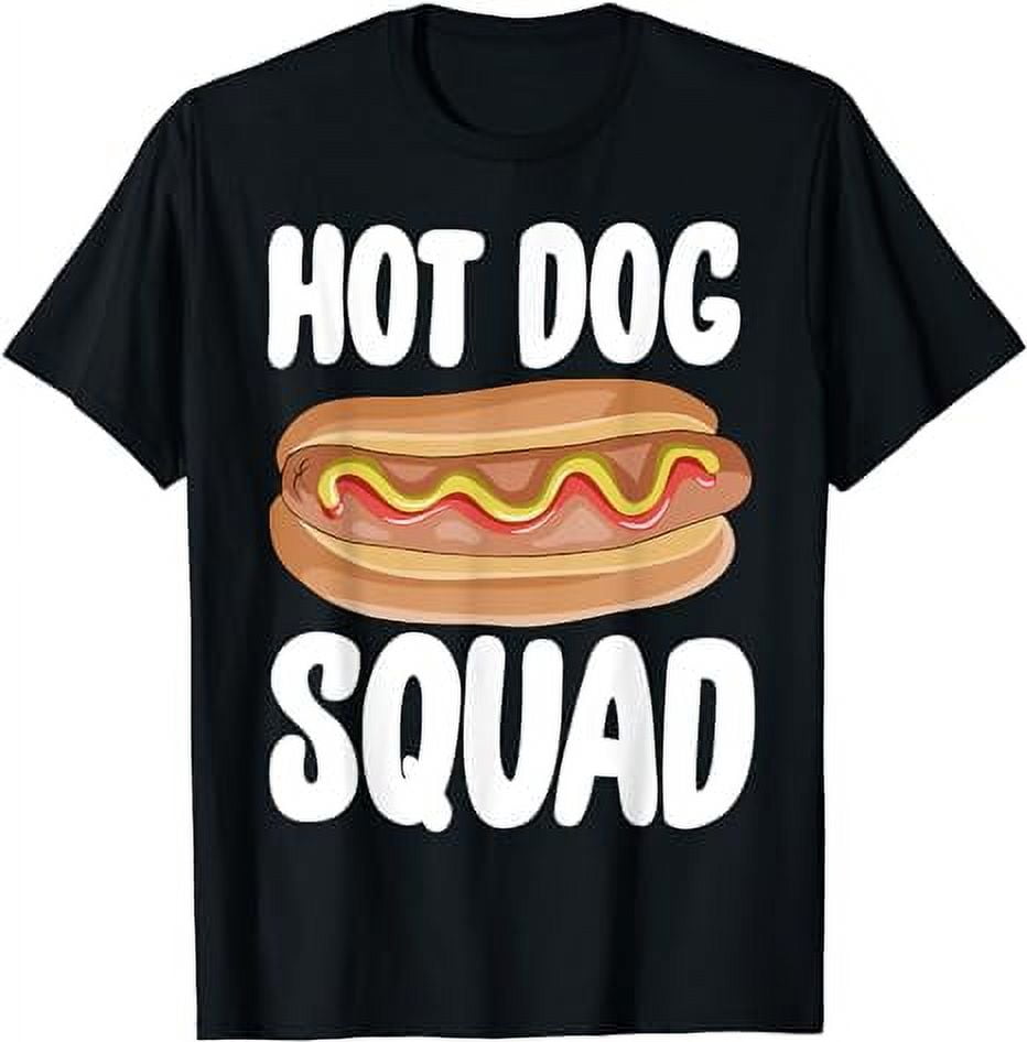 Hot Dog Gift T-Shirt Hotdog Squad T-Shirt - Walmart.com