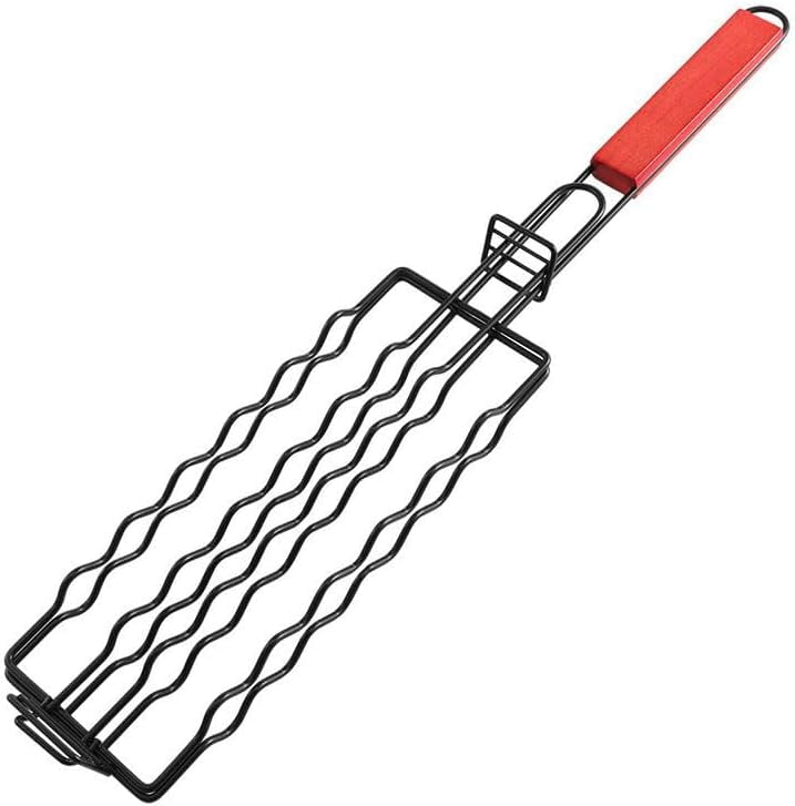 Hot Dog Grill Clips, Foldable Portable Sausage Rack, Stainless Steel ...