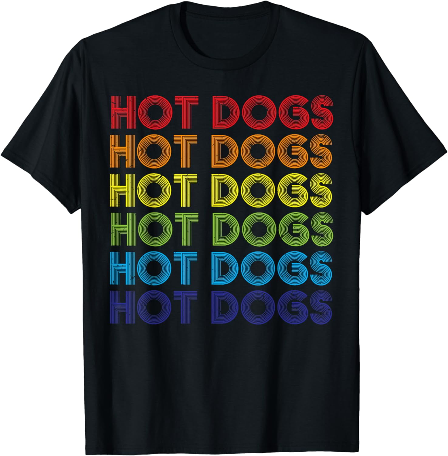 Hot Dog Hotdogs Sausage Frank Frankfurter Wiener Weenie Bun T-Shirt ...